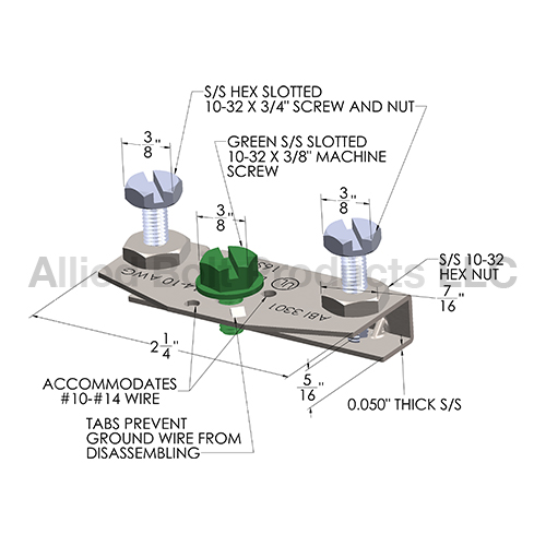 PLATE STYLE METER BOX CONNECTOR | Allied Bolt Products LLC