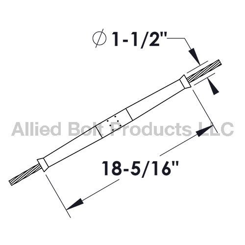 3/0 ALUMINUM CONDUCTOR SPLICE BLACK | Allied Bolt Products LLC