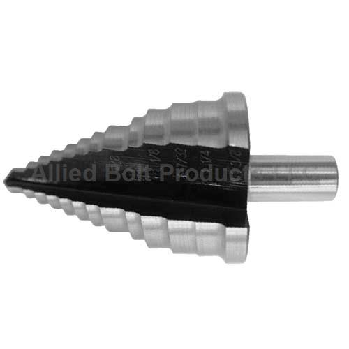 5 STEP HIGH SPEED STEEL DRILL BIT 7/8"-1-3/8" RANGE | Allied Bolt ...