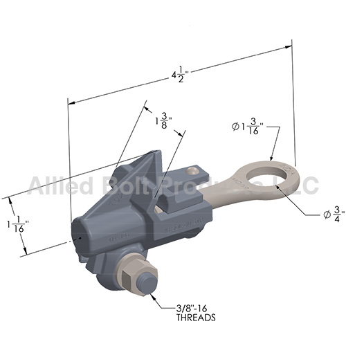 HOT LINE CLAMP W/ TIN PLT | Allied Bolt Products LLC