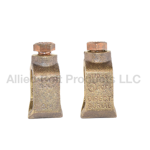 3/4" PREMIUM BRONZE GROUND ROD CLAMP | Allied Bolt Products LLC