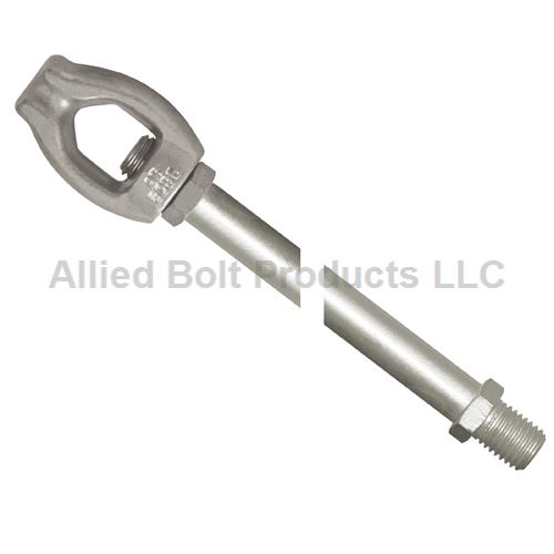 3/4" X 7' ANCHOR ROD WITH ASSEMBLED SINGLE EYE NUT | Allied Bolt ...