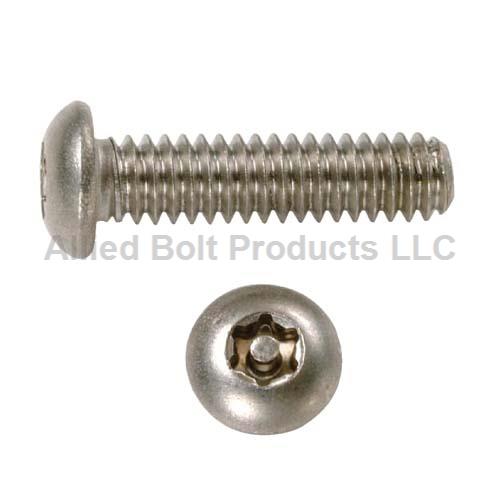 1/4"-20 X 1" STAR PIN BUTTON HEAD MACHINE SCREW STAINLESS | Allied Bolt ...