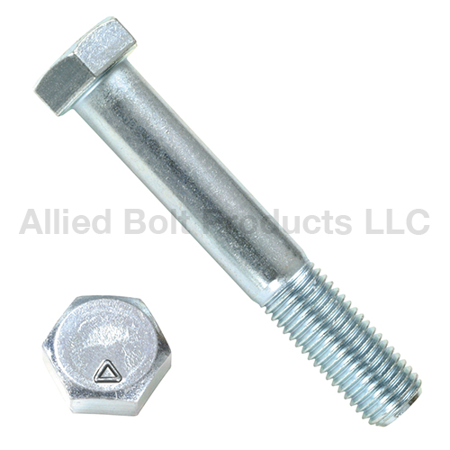 5/8" x 12" HEX TAP BOLT GR-2 ZINC PLATED